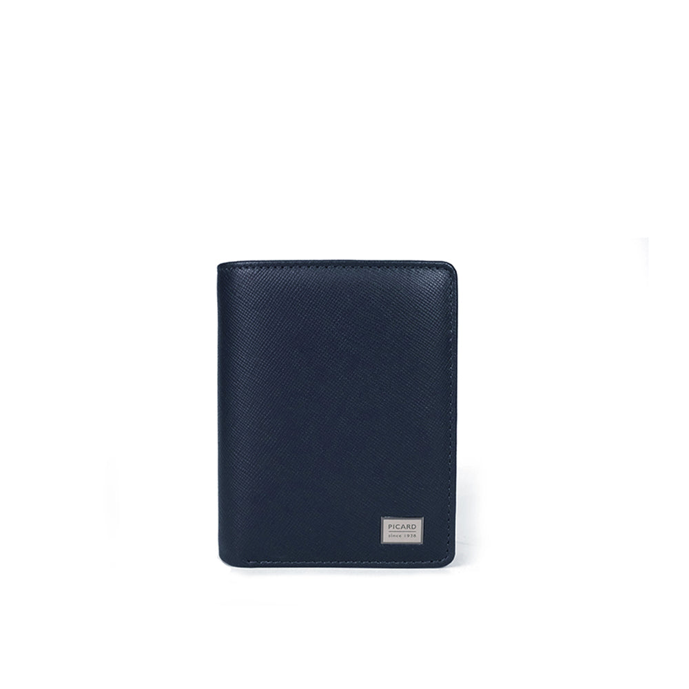 Picard Saffiano Bifold Leather Wallet with Card Window (Navy) – Picard ...
